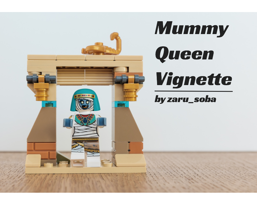 LEGO MOC Mummy Queen Vignette by zaru_soba | Rebrickable - Build with LEGO