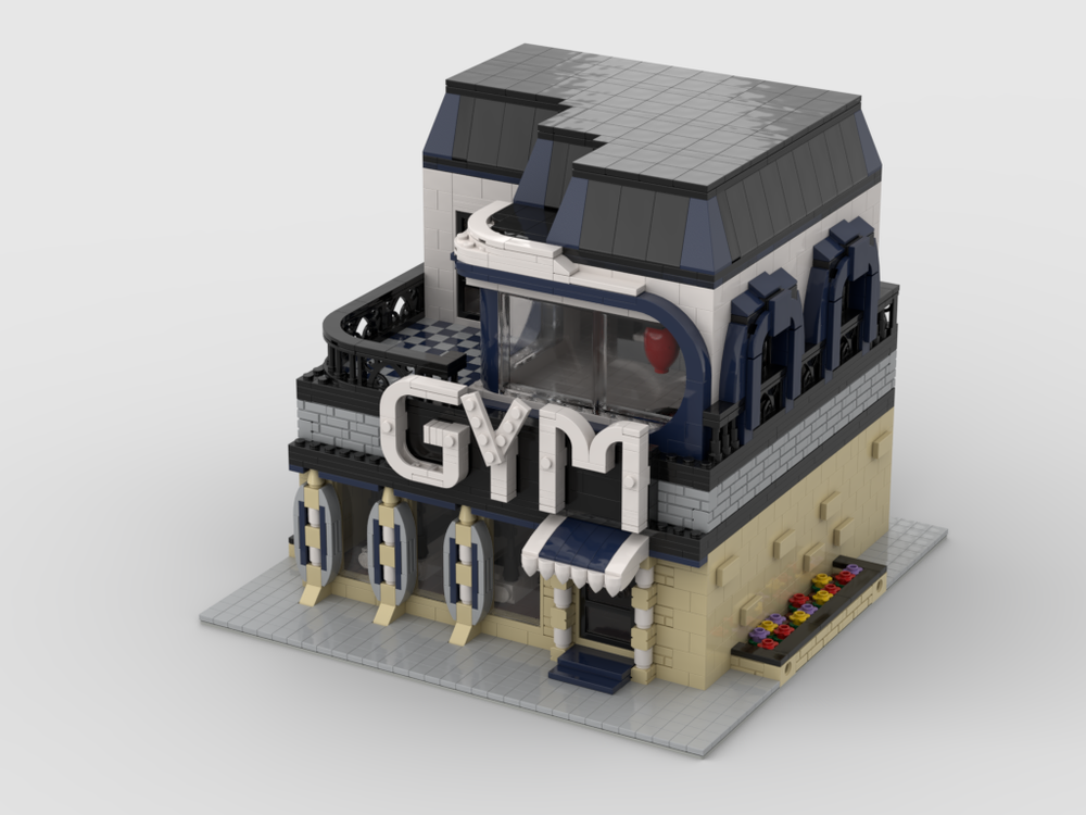 LEGO MOC Modular GYM by gabizon | Rebrickable - Build with LEGO