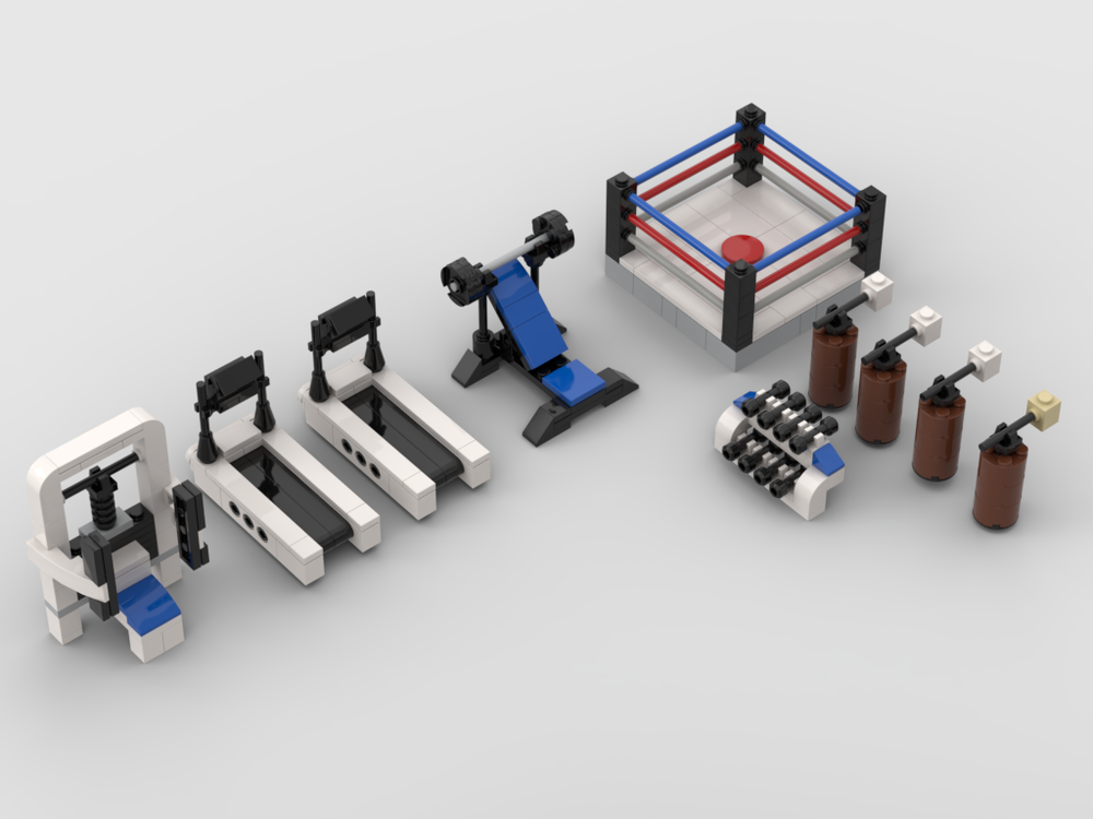 LEGO MOC Modular GYM by gabizon | Rebrickable - Build with LEGO