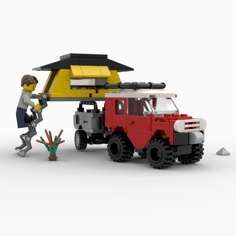 LEGO MOC 4x4 and Overland Trailer by joey_bricks_things | Rebrickable ...