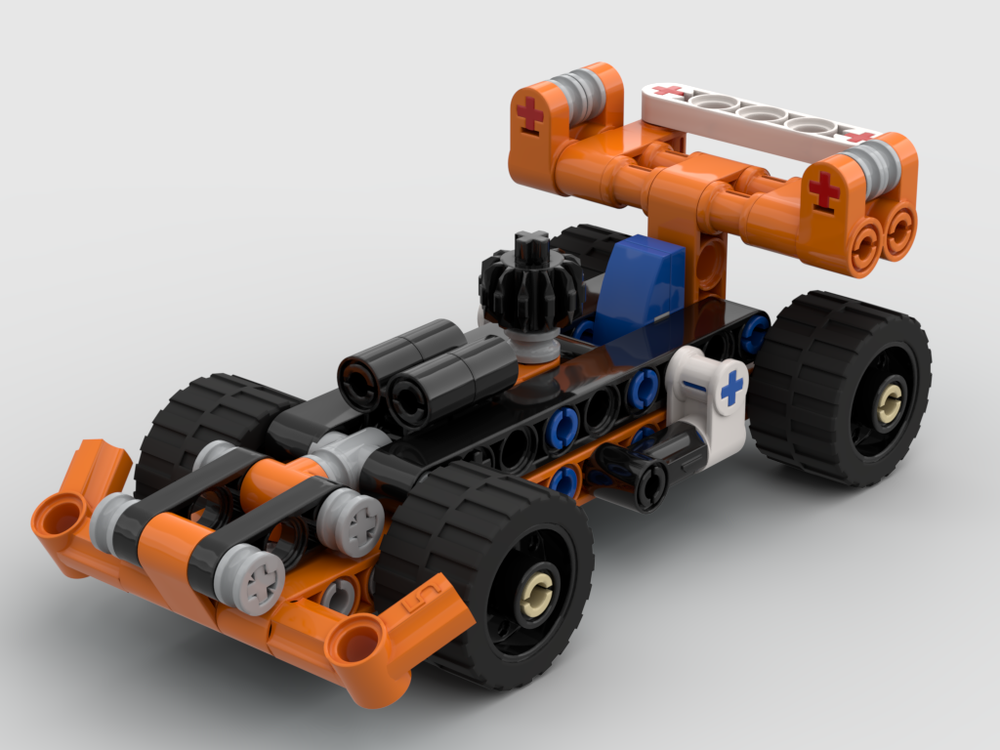LEGO MOC Race car by kornieff | Rebrickable - Build with LEGO