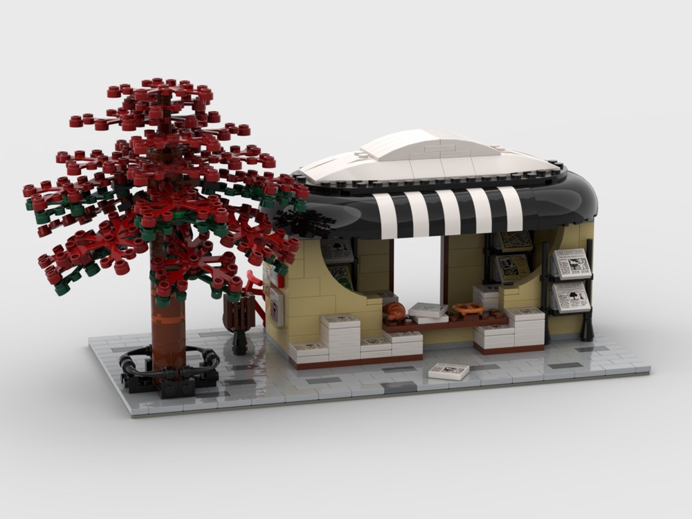 Lego Moc Modular Newsstand By Gabizon Rebrickable Build With Lego