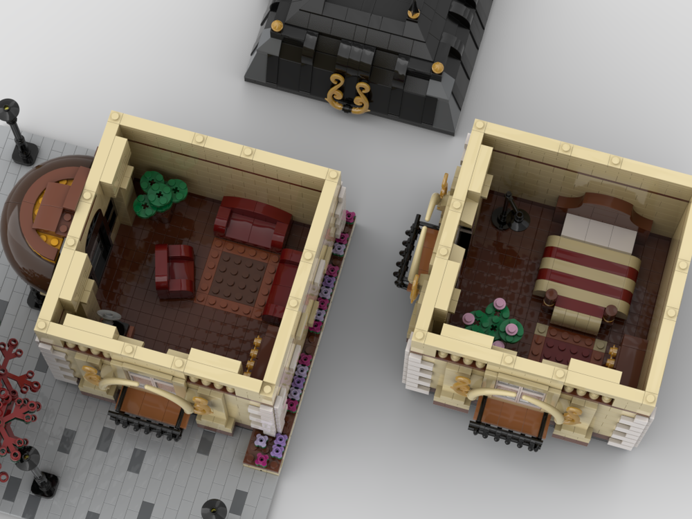 LEGO MOC Modular luxury House by gabizon | Rebrickable - Build with LEGO