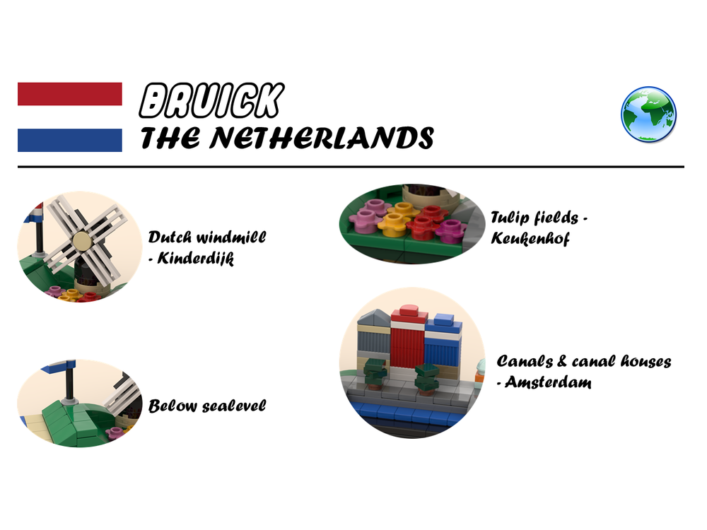 LEGO MOC The Netherlands by bruick | Rebrickable - Build with LEGO