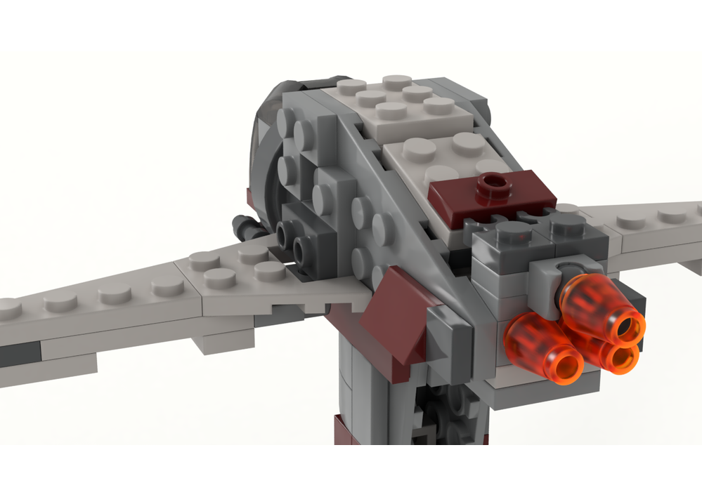 LEGO MOC B-Wing Bomber by FlowTnT | Rebrickable - Build with LEGO