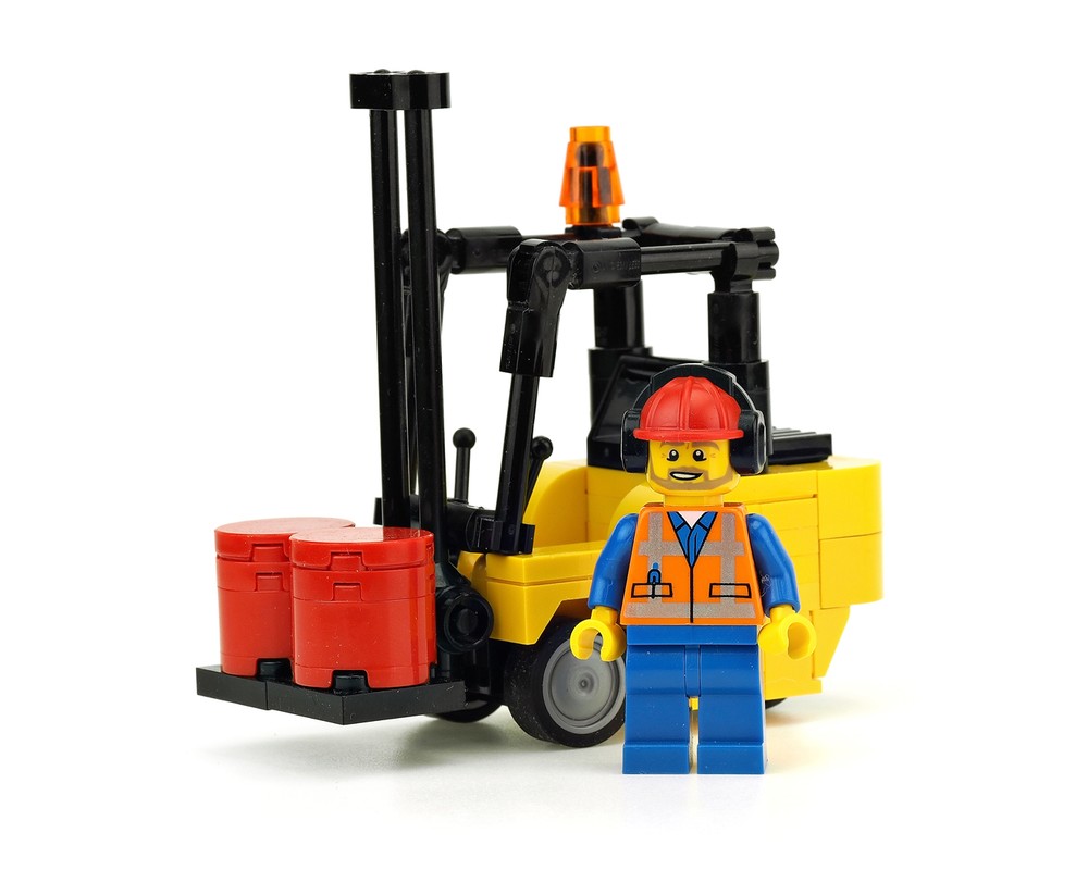 LEGO MOC Forklift Loader by De_Marco | Rebrickable - Build with LEGO