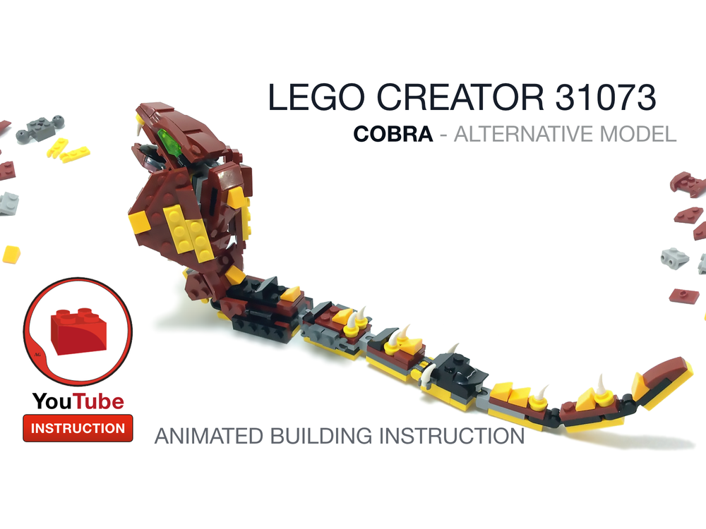 LEGO MOC Lego 31073 Cobra Snake by Bricks Ideas | Rebrickable - Build ...