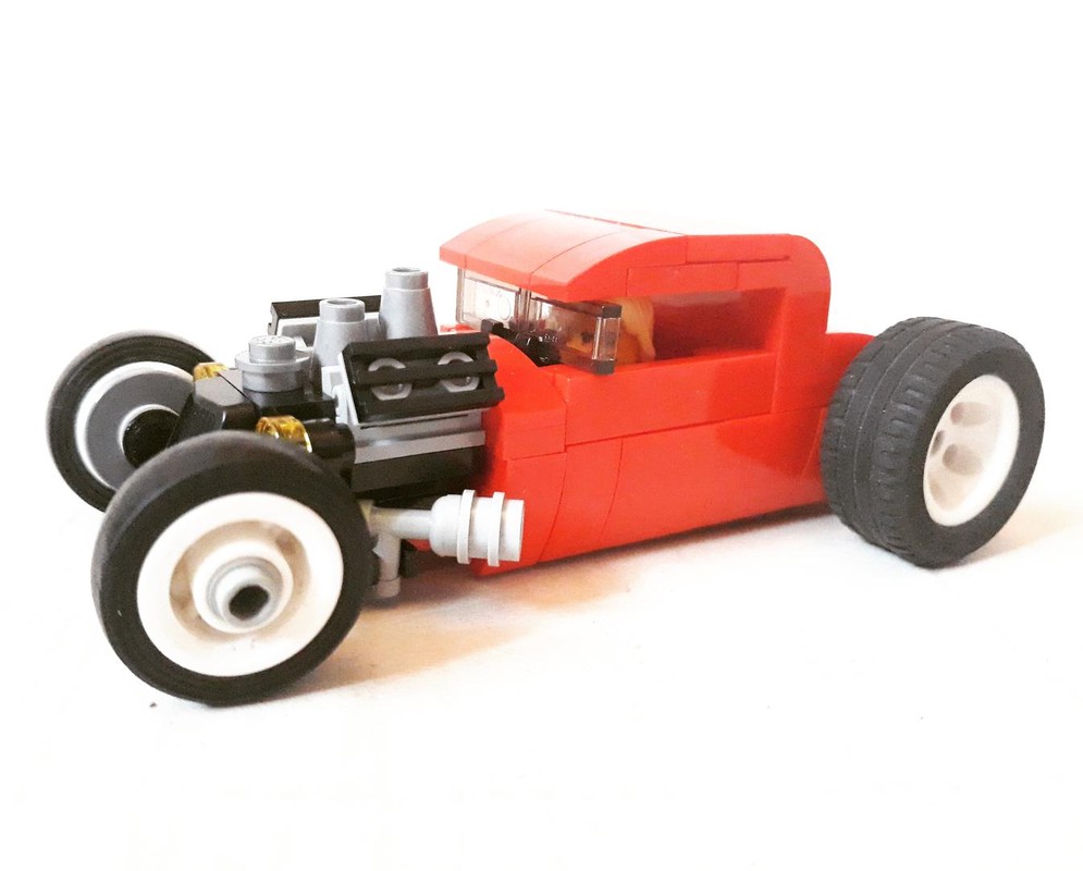 LEGO MOC Red hotrod by beccustom | Rebrickable - Build with LEGO