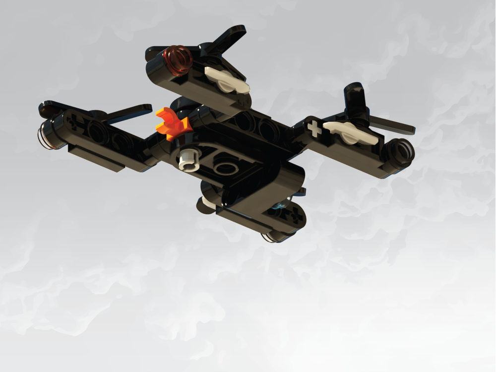 LEGO MOC Quadcopter Drone by KBD Design | Rebrickable - Build with LEGO