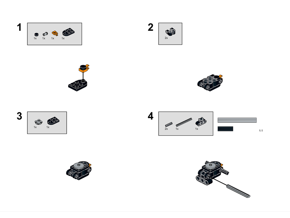 LEGO MOC Quadcopter Drone by KBD Design | Rebrickable - Build with LEGO