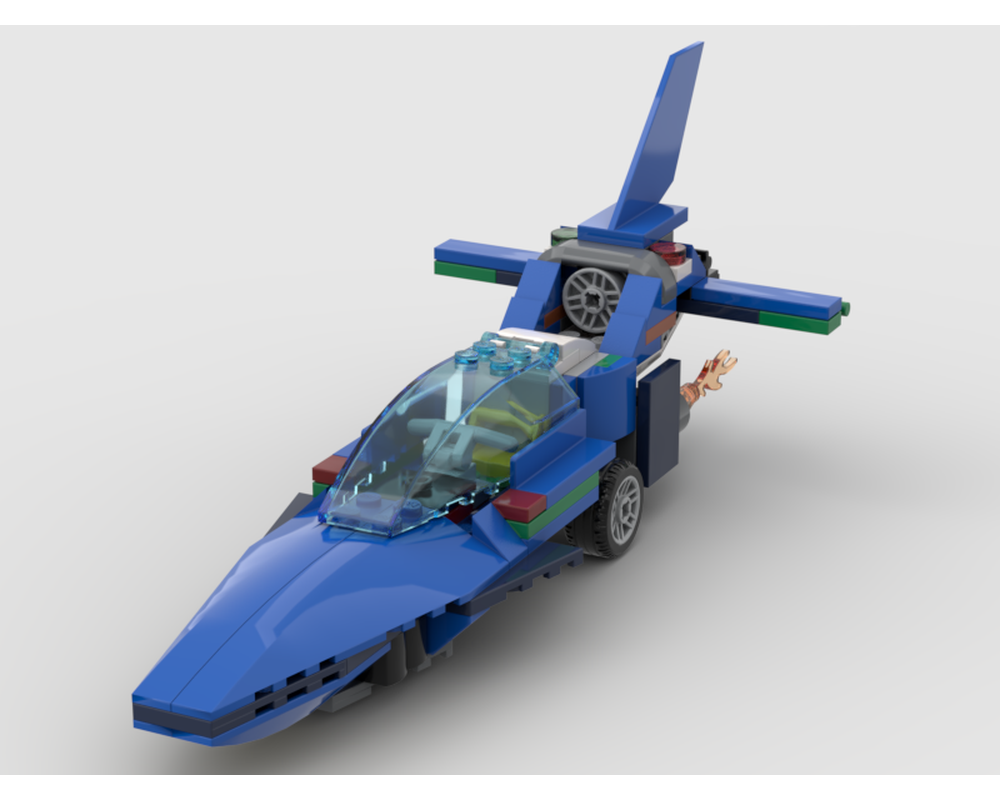 LEGO MOC 60208 - Speed Record Jet Car by KlintIsztvud | Rebrickable ...