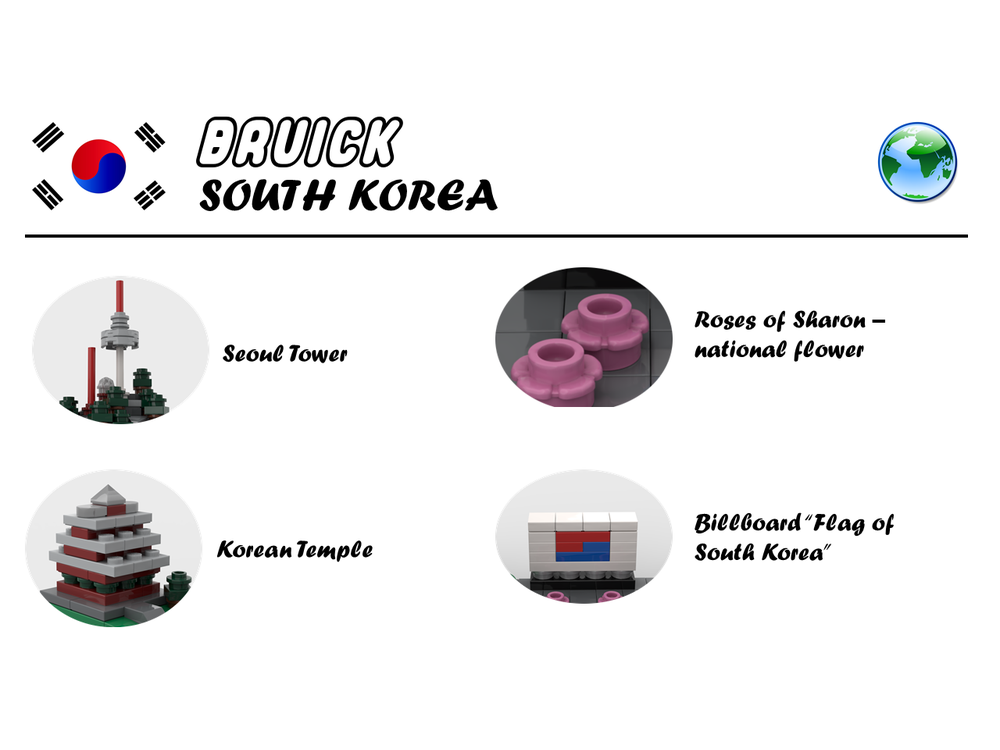 LEGO MOC South Korea by bruick | Rebrickable - Build with LEGO