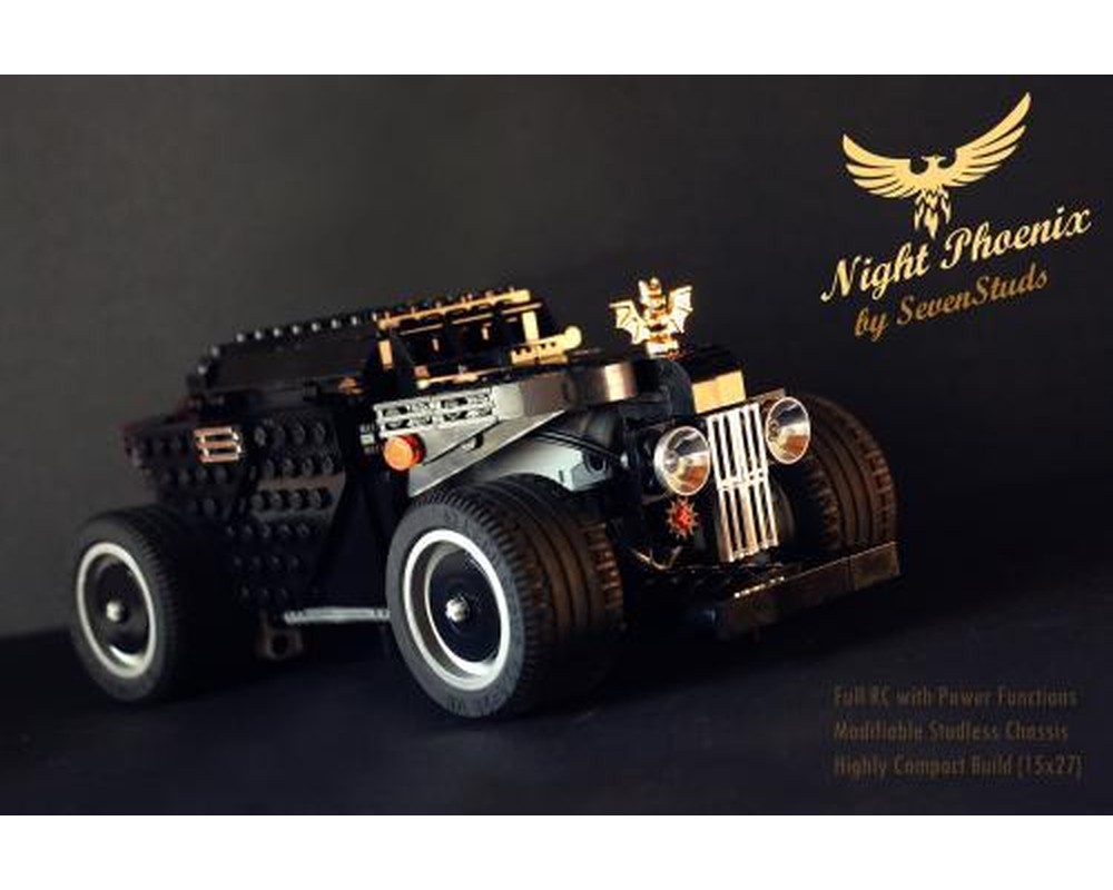 LEGO MOC Night Phoenix by SevenStuds | Rebrickable - Build with LEGO