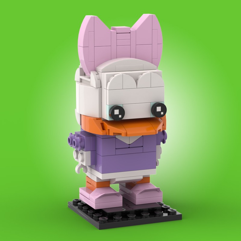 LEGO MOC Daisy Duck Brickheadz by custominstructions | Rebrickable ...