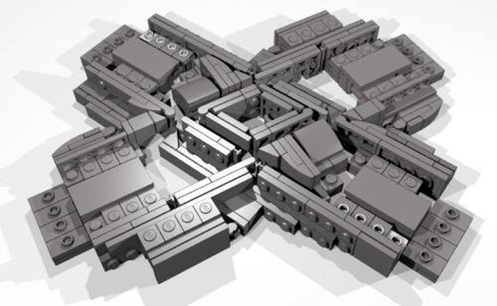 LEGO MOC LEGO Train Diamond Crossing, version 11 by djm | Rebrickable ...
