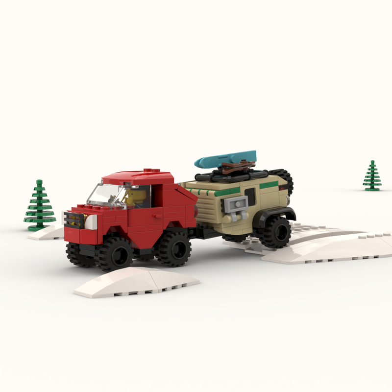 LEGO MOC Little Overland Truck & Trailer by joey_bricks_things ...