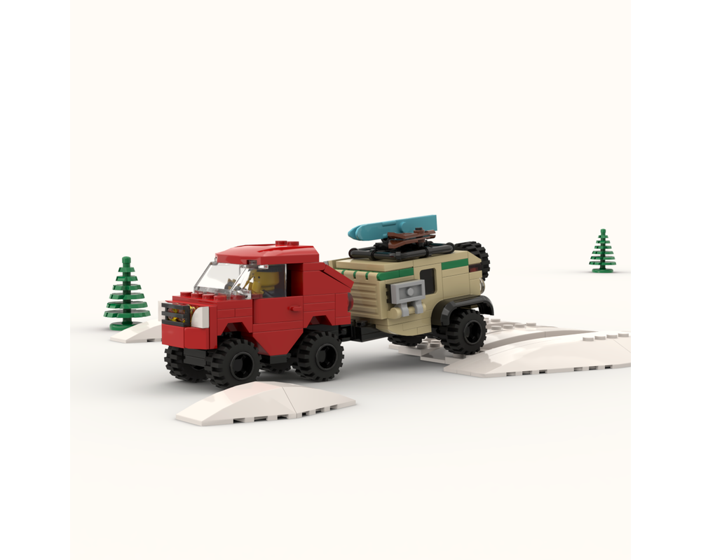 LEGO MOC-35950 Little Overland Truck & Trailer (Town > City > Off-Road ...