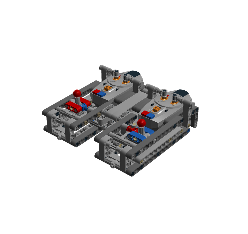 Lego Moc Dual Power Functions Ir Controller Joystick By Hru Bricks Rebrickable Build With Lego