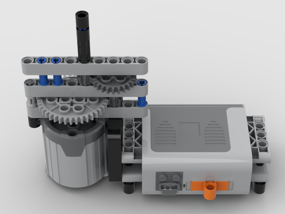 LEGO MOC motorized spinning top, overworked version by lbrix ...