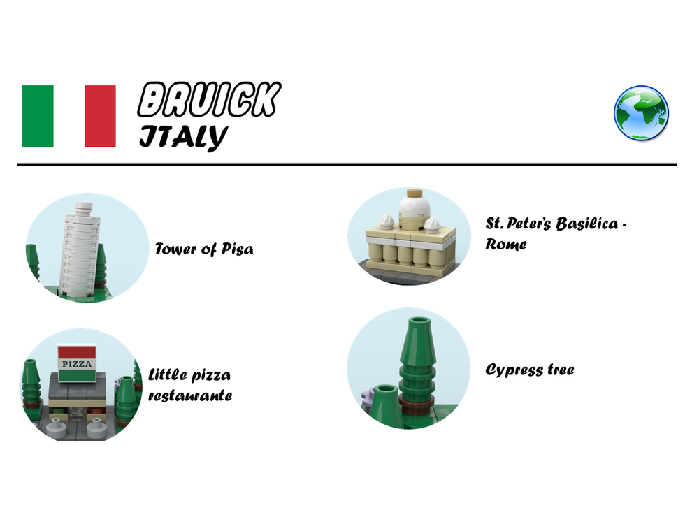 LEGO MOC Italy by bruick | Rebrickable - Build with LEGO