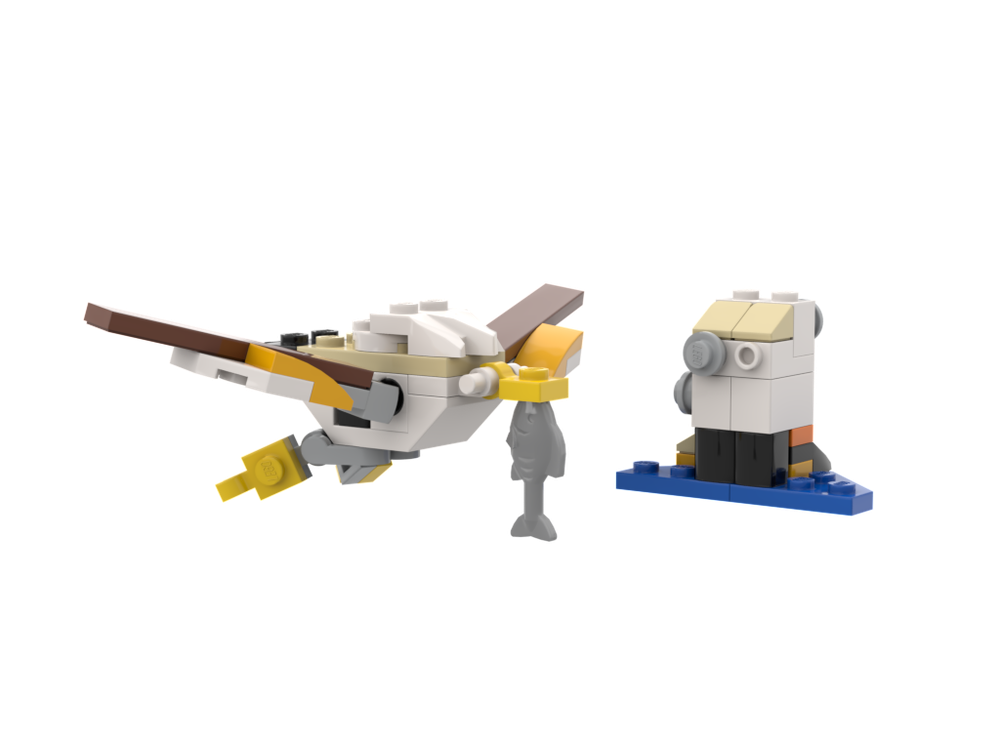LEGO MOC 30571 Seagull by Ursalophia | Rebrickable - Build with LEGO