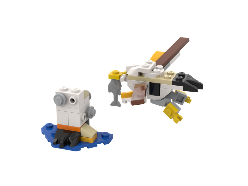 LEGO MOC 30571 Seagull by Ursalophia | Rebrickable - Build with LEGO