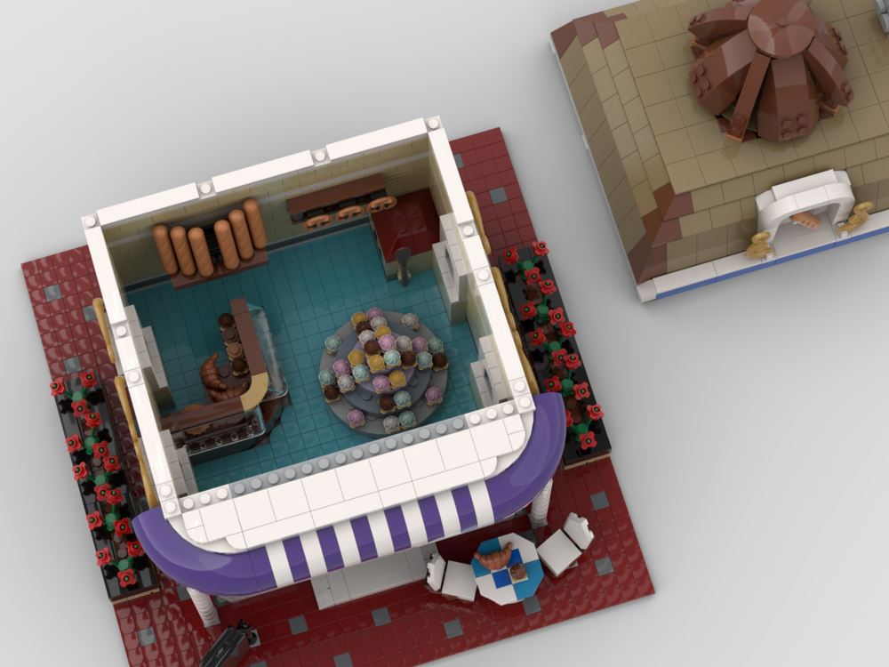 LEGO MOC Modular Bakery Shop by gabizon | Rebrickable - Build with LEGO