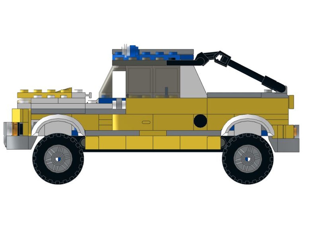 LEGO MOC Pick-Up 4wd by Fabio_BrickintheWall | Rebrickable - Build with ...