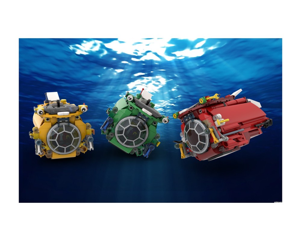LEGO MOC-36042 Mini Submarine (Creator > Model 2020) | Rebrickable ...