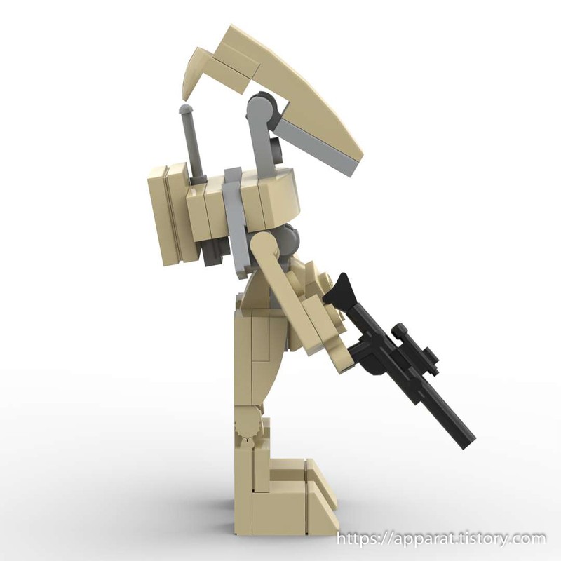 LEGO MOC Battle Droid by apparat | Rebrickable - Build with LEGO