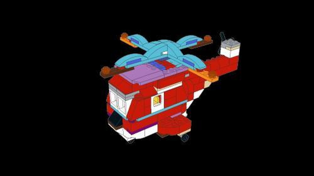 LEGO MOC Blade Ranger Helicopter by raphink | Rebrickable - Build with LEGO