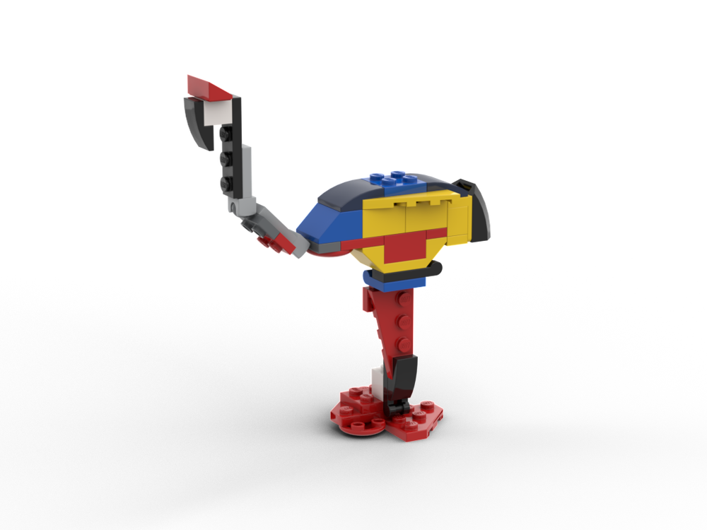 LEGO MOC 30472 Crowned Crane by plastic.ati | Rebrickable - Build with LEGO