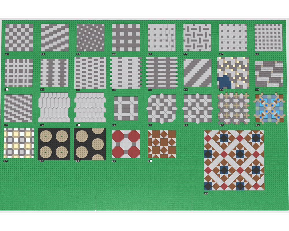 LEGO MOC 30 Tessellation and Floor Tiling Designs by zero_g_is_fun ...