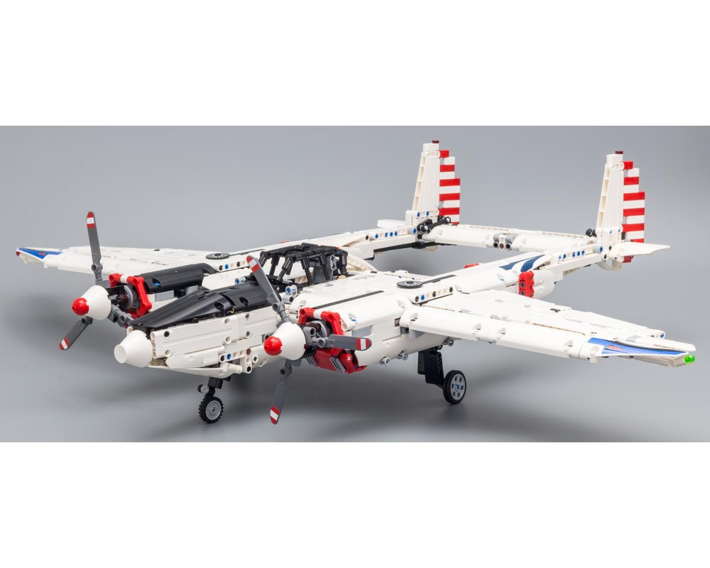 LEGO MOC Lockheed Martin P38 White Lightnin' by Rudivdk | Rebrickable ...
