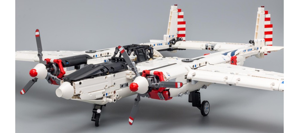LEGO MOC Lockheed Martin P38 White Lightnin' by Rudivdk | Rebrickable ...