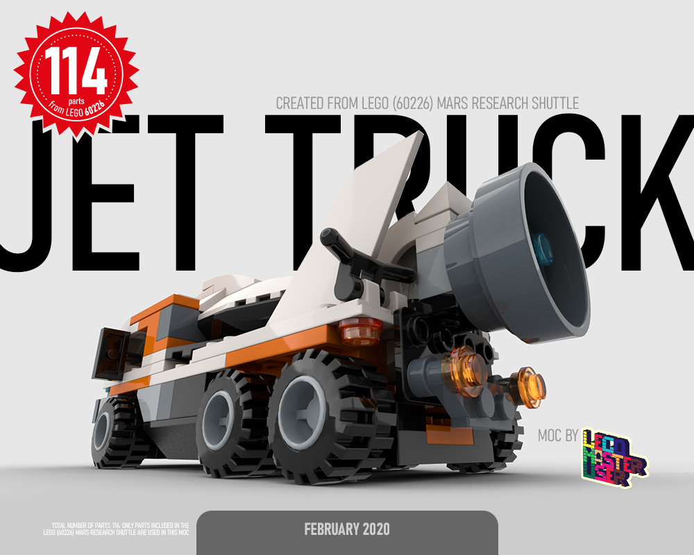Lego Moc Jet Truck By Legomasteruser Rebrickable Build With Lego