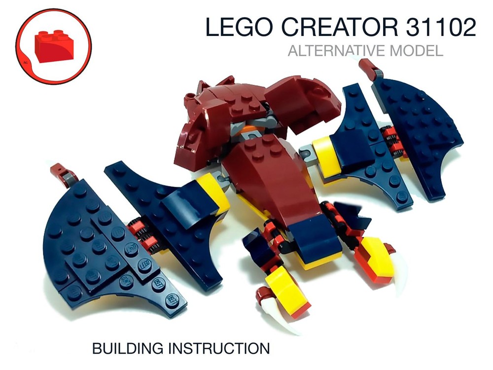 LEGO MOC Lego Vampire Bat by Bricks Ideas | Rebrickable - Build with LEGO