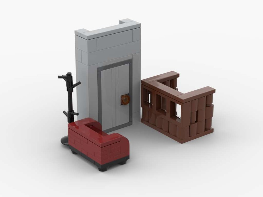 LEGO MOC Modular Embassy - furniture 1st floor by Tavernellos ...