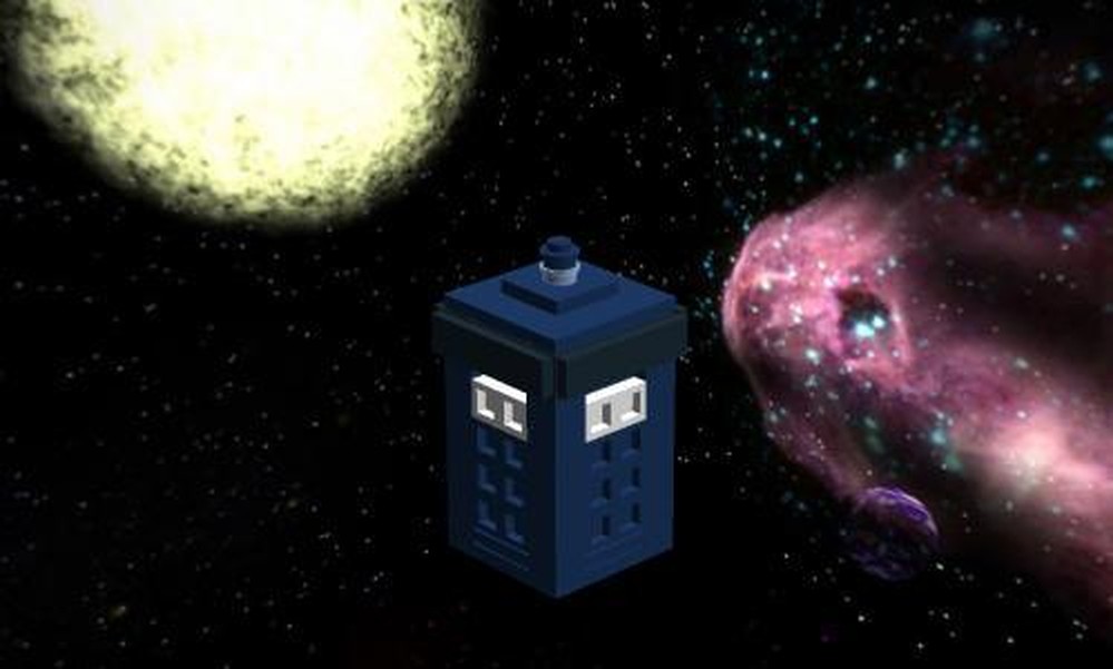 LEGO MOC Miniature TARDIS V2 by TobyMac | Rebrickable - Build with LEGO