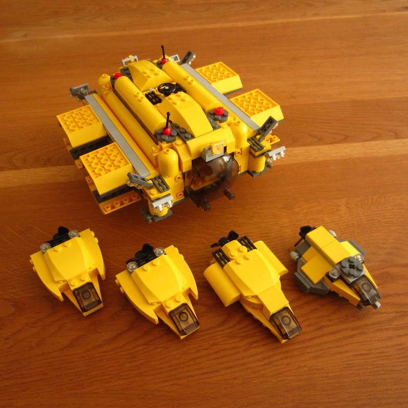 LEGO MOC 4888 Submarine Sigma 01 by drosse | Rebrickable - Build with LEGO