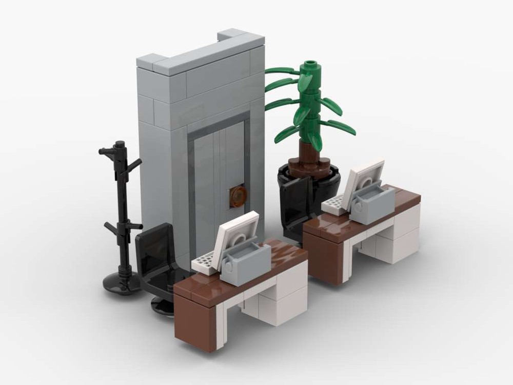 LEGO MOC-36223 Modular Embassy - furniture 2nd floor by Tavernello ...