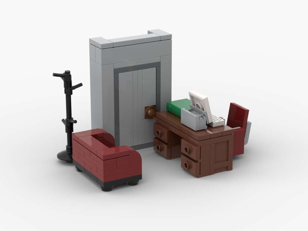 LEGO MOC-36224 Modular Embassy - furniture 3rd floor by Tavernello ...