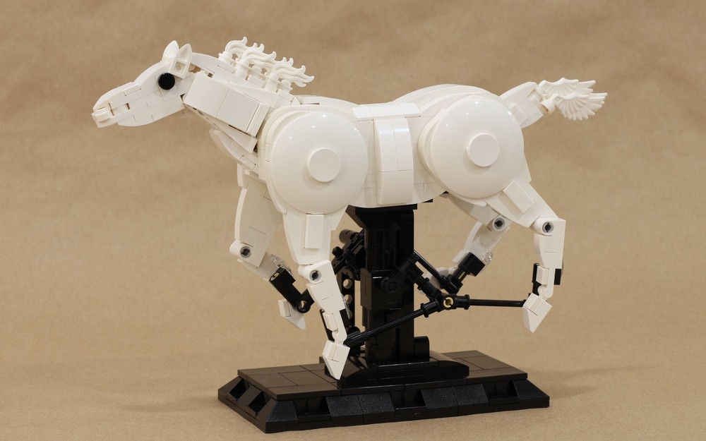 LEGO MOC Galloping Horse by JKBrickworks | Rebrickable - Build with LEGO