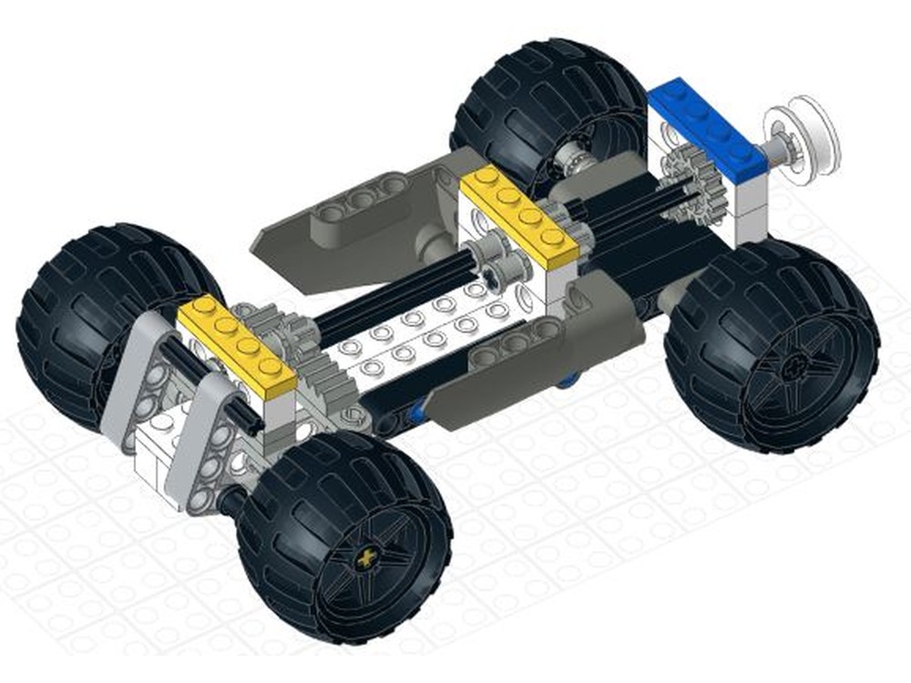 LEGO MOC Pick-Up BigFoot by Fabio_BrickintheWall | Rebrickable - Build ...
