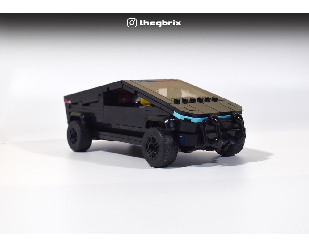 LEGO MOC-36243 CYBERTRUCK Police Version - 8 stud wide (Speed Champions ...