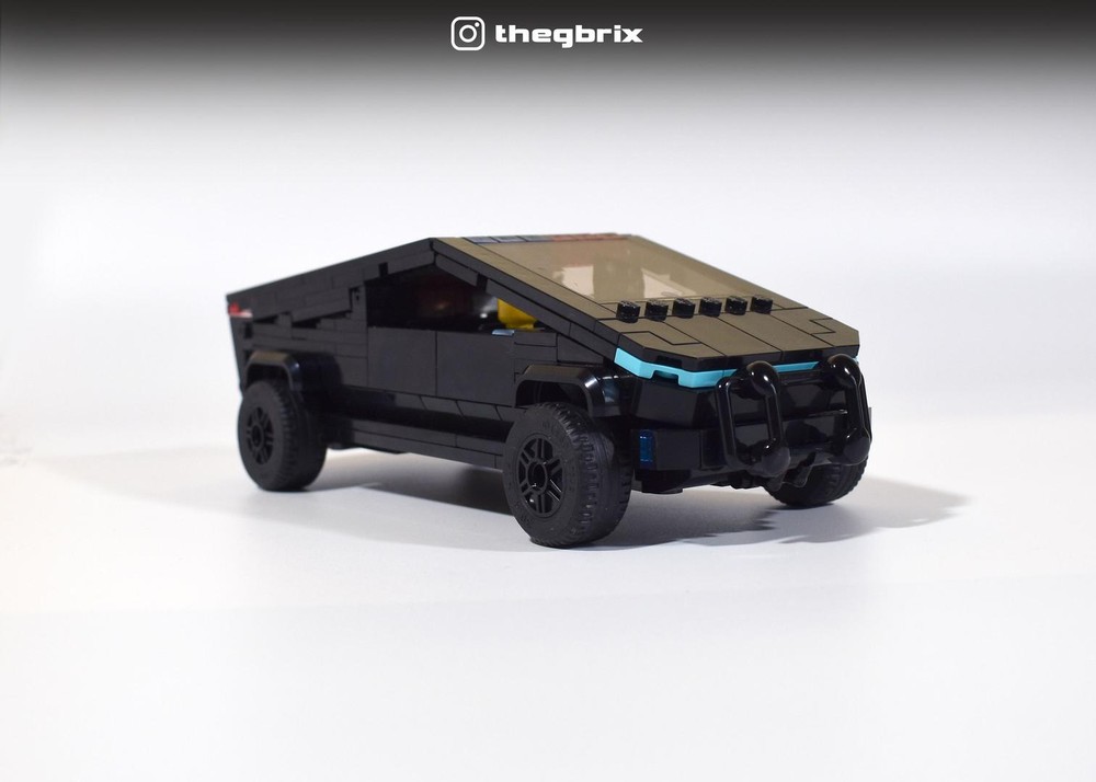 LEGO MOC CYBERTRUCK Police Version - 8 stud wide by thegbrix ...