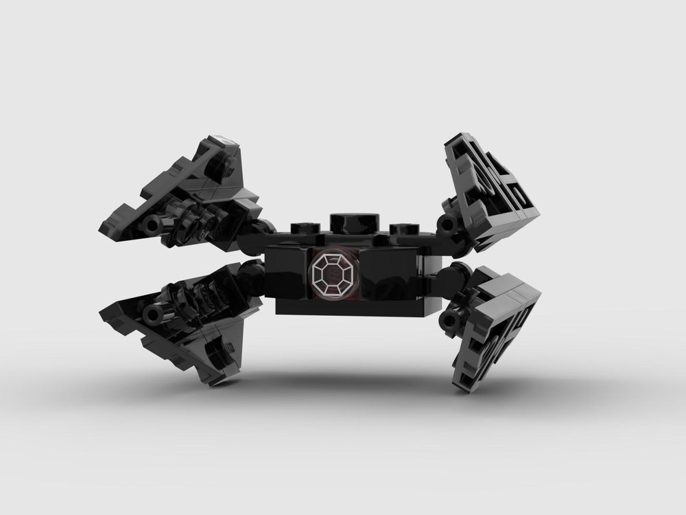 LEGO MOC TIE Silencer by Dujk | Rebrickable - Build with LEGO