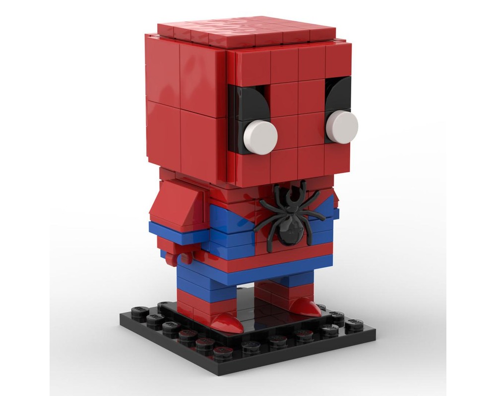 LEGO MOC Custom Marvel Spiderman Brickheadz by custominstructions ...
