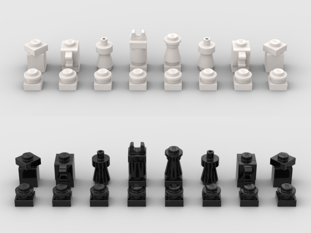 LEGO MOC Travel Chess Set by DinoPete87 | Rebrickable - Build with LEGO