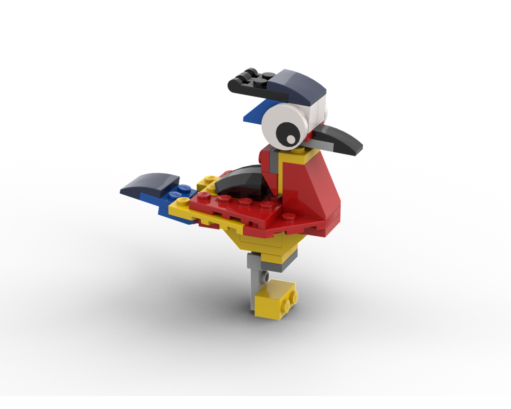 LEGO MOC 30472 Northern Lapwing (straight head) by plastic.ati ...